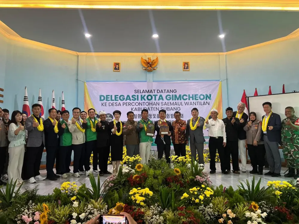 Delegasi Kota Gimcheon Kunjungan ke Desa Wantilan Subang , Perkuat ...