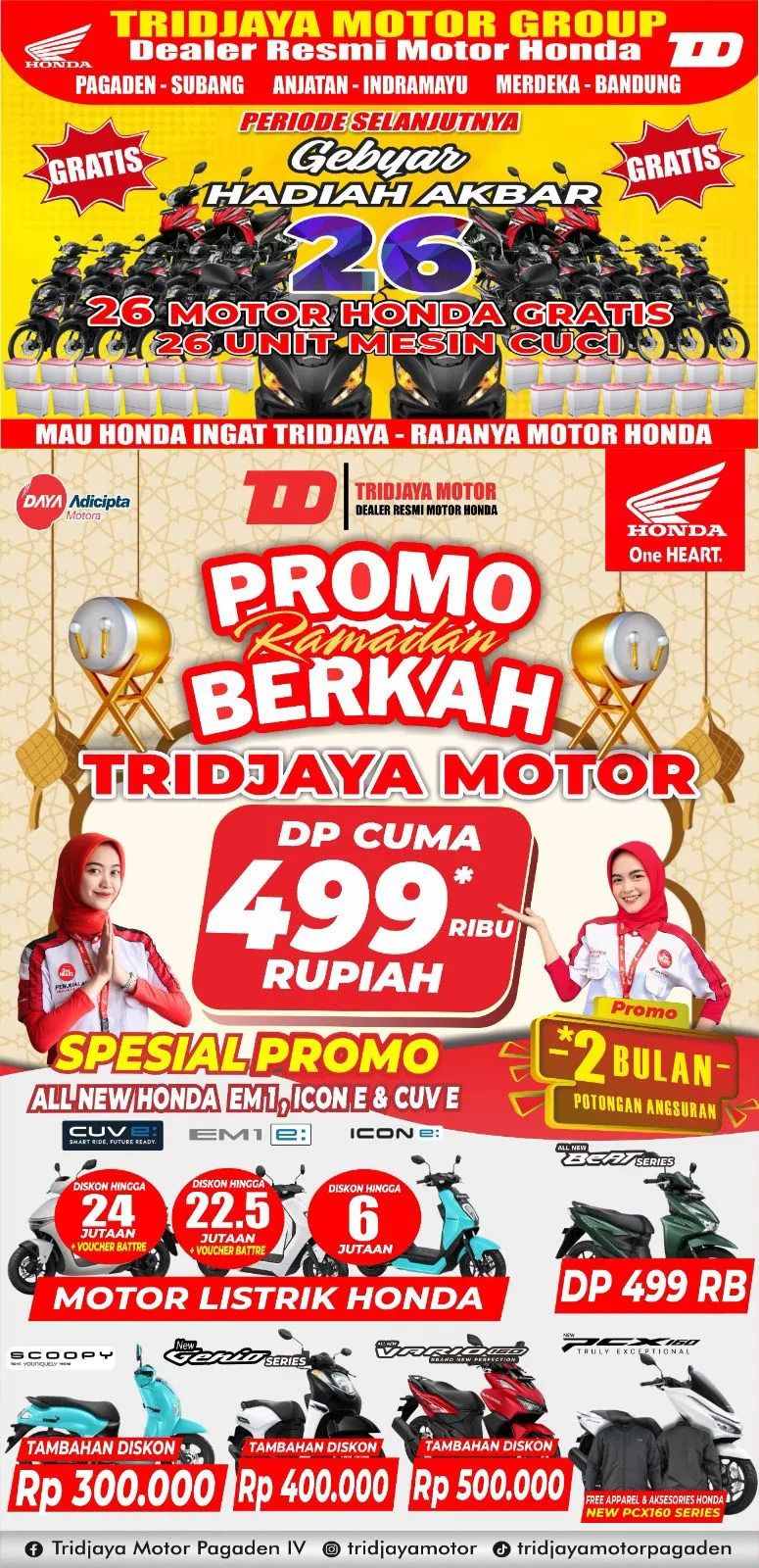 Gebyar Ramadan Berkah, Tridjaya Motor Hadirkan Promo Spektakuler dan 26 ...
